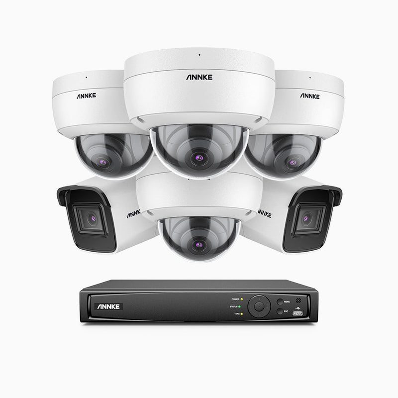 ANNKE H800 8MP 16 Channel 2 Bullet & 4 Dome Cameras PoE System - ANNKE ...